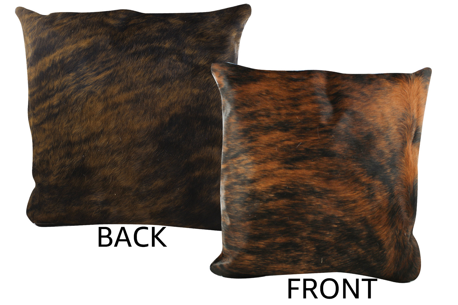 Dark Brindle Cowhide Pillow 20x20 #87352 &ndas...