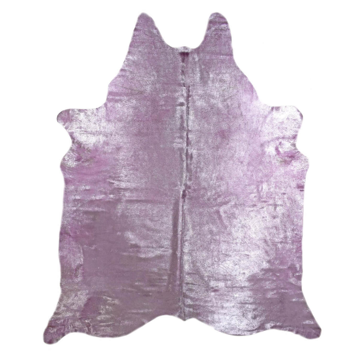 Pink with Silver Frost X-Large Brazilian Cowhide Rug 6'0H x 7'5 W #100 ...