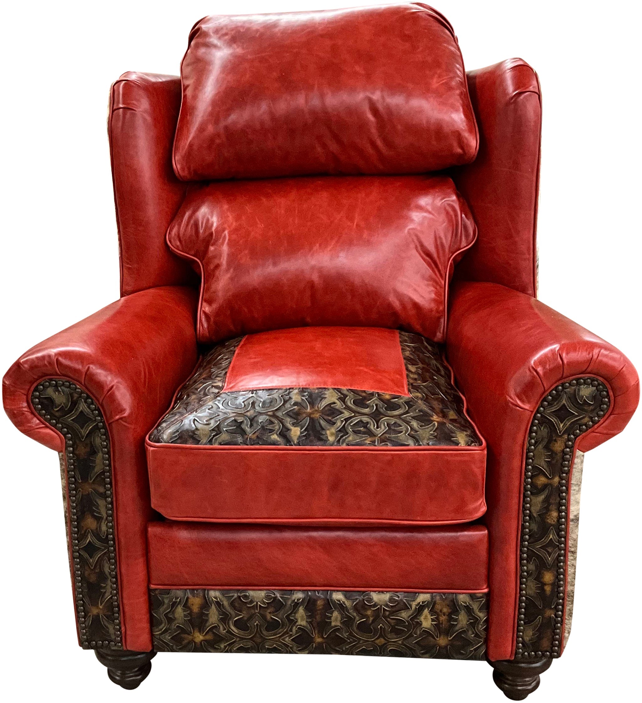 Red Rocks Oversized Wingback Recliner – Cowhides Direct
