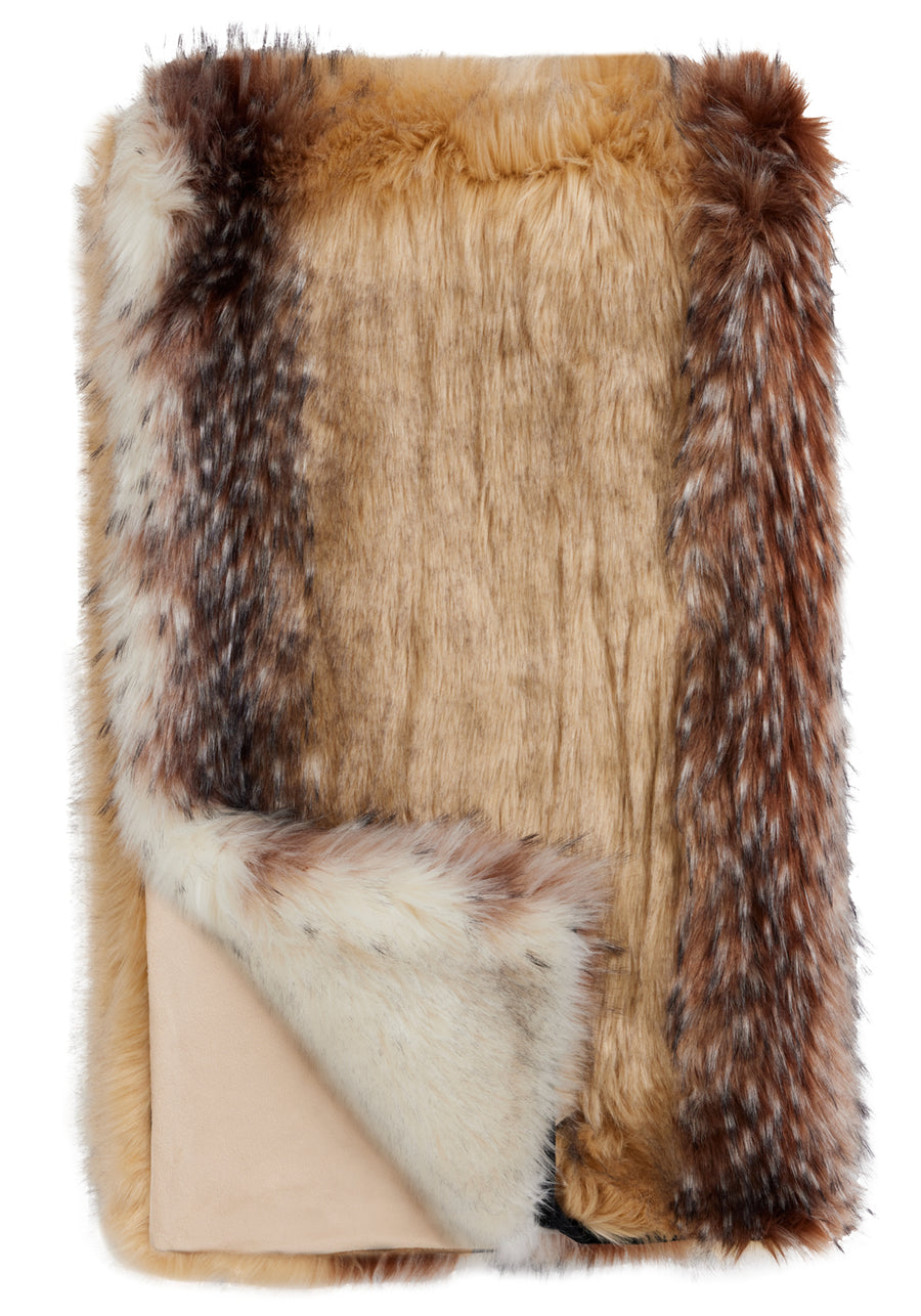 Arctic Wolf Fur Throw – Cowhides Direct