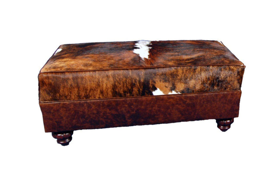 Cowhide Ottoman - 45" x 24" – Cowhides Direct